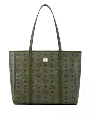 Mcm Leather Shopper Bag
