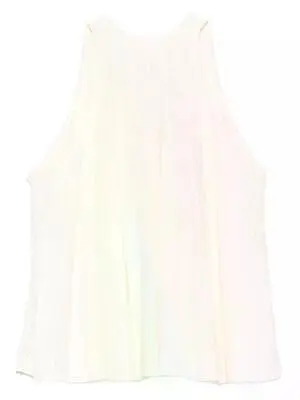 Ba&sh Serres Pleated Halterneck Top - Neutrals