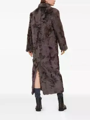 Brunello Cucinelli Double-breasted Lamb Fur Coat