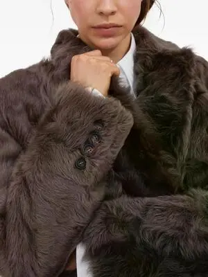 Brunello Cucinelli Double-breasted Lamb Fur Coat