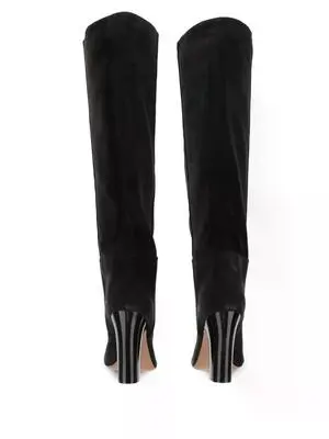Paris Texas Alizze Suede Knee-high Boots