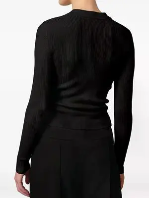 HERSKIND Finn Ribbed Polo Neck Blouse