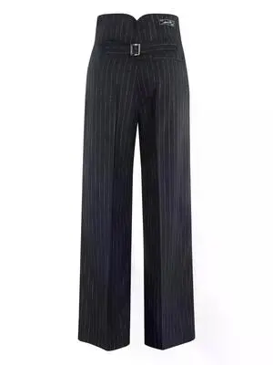 Erika Cavallini Pinstripe Pleated Trousers