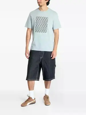 Calvin Klein Logo-print Pattern Short-sleeved T-shirt