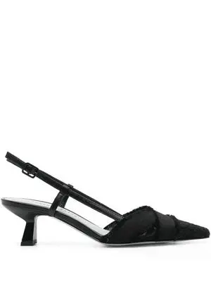Roberto Festa 45mm Girasol Slingback Pumps - Black