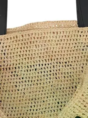 Loewe Punch Hole Raffia Shoulder Bag