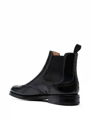 Church's Charlize Brogue-detail Chelsea Boots - Black