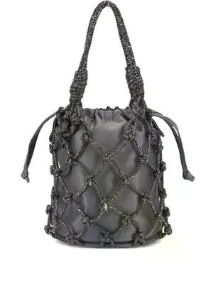 Judith Leiber Crystal-embellished Shoulder Bag - Grey