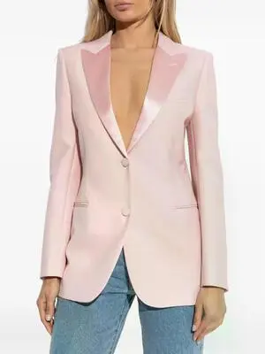 Alexander McQueen Satin-lapel Blazer