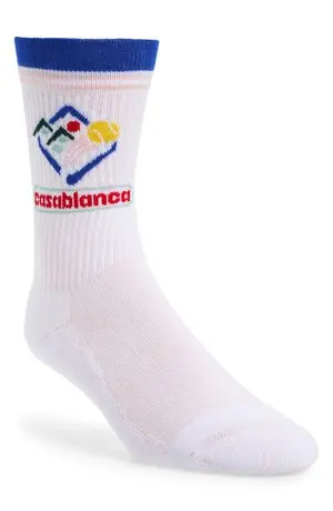 Casablanca Crew Socks - Fuji Icon