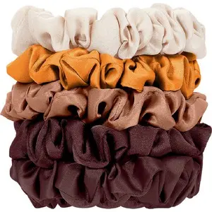 KITSCH 5-pack Satin Scrunchies - Sedona