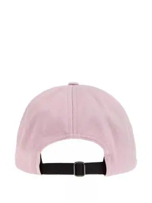 Moncler Logo-patch Cotton Cap - Pink