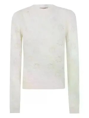 TWINSET Open-knit Sweater - White