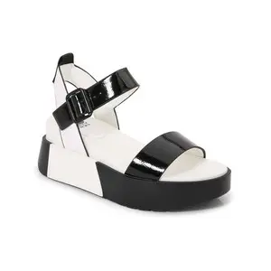 NINETY UNION Sport Wedge Sandal - Black Multi