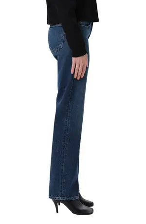 AGOLDE Low Rise Slim Fit Straight-leg Jeans