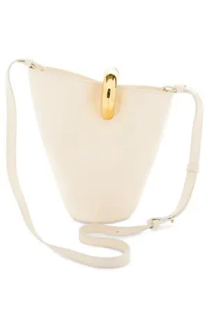 Jacquemus Le Petit Bambola Leather Bucket Bag - Light Ivory