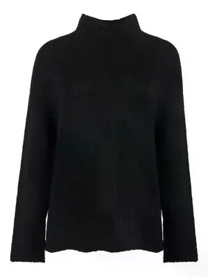 THE (ALPHABET) Cashmere Turtleneck Sweater - Black