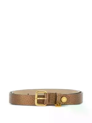 GIANNI CHIARINI Leather Buckle Belt - Brown