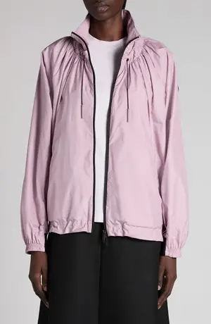 Moncler Valencay Windbreaker Jacket - Dawn Pink