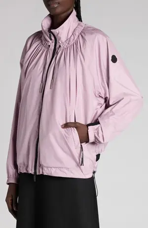 Moncler Valencay Windbreaker Jacket - Dawn Pink