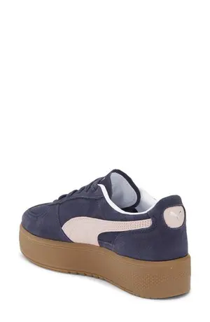 PUMA Palermo Elevata Platform Sneakers - New Navy/mauve Mist