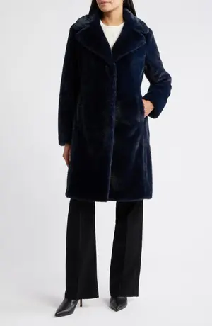 Via Spiga Straight Hem Coats For Women