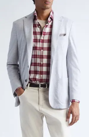 Eleventy Cotton Jersey Blazer