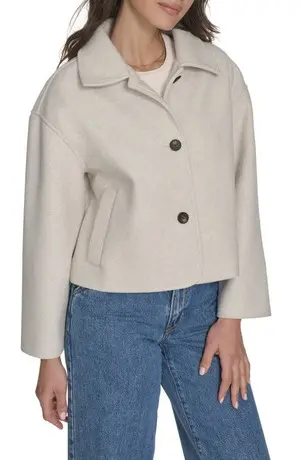 LEVI'S Cropped Jacket - Oatmeal