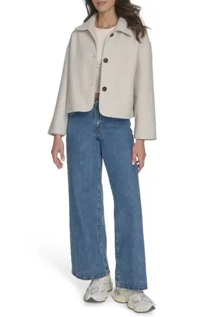 LEVI'S Cropped Jacket - Oatmeal