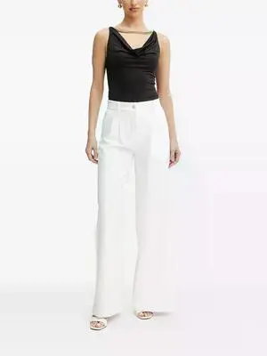 Guess Pleated Wide-leg Trousers