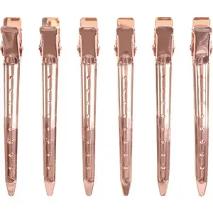 KITSCH Professional Styling Clips 6-pack - Rose Gold