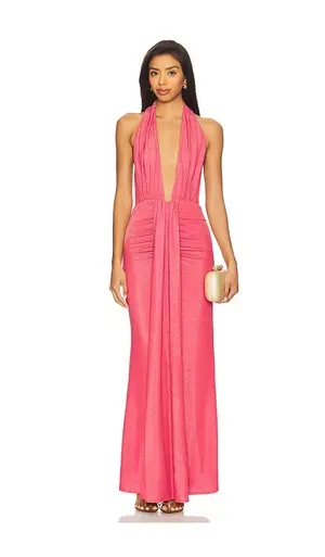 Halter Neck Maxi Dress