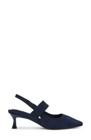 Anne Klein Issia Slingback Pumps - Navy