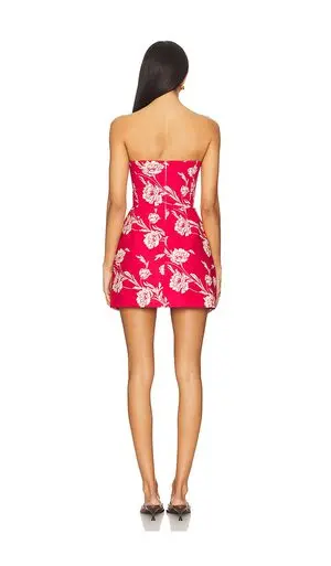 Amanda Uprichard Strapless Bethany Skort Romper