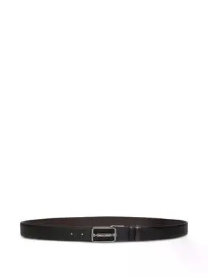 Bally Reversible Grained Leather Belt - Black