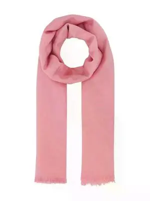 Alexander McQueen Frayed-edge Scarf - Pink