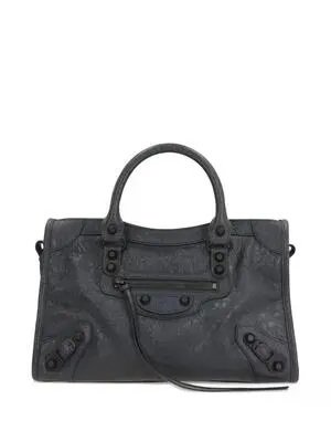 Balenciaga Le City Leather Tote Bag - Grey