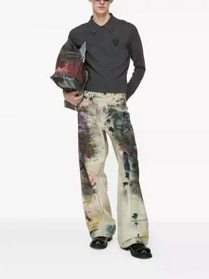 Acne Studios Heart-motif Polo Top