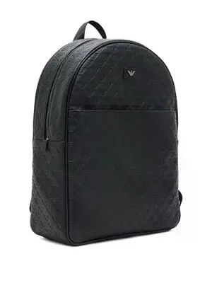 Emporio Armani Embossed Eagle-logo Backpack