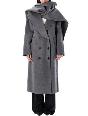 RÓHE Signature Double-faced Scarf Coat