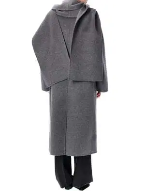 RÓHE Signature Double-faced Scarf Coat