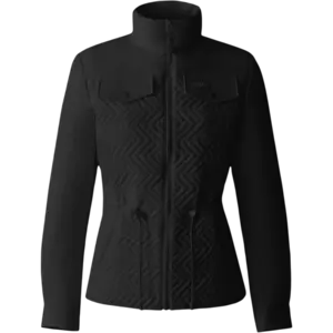 Mackage Kabira Chevron Quilted Down Jacket - Black