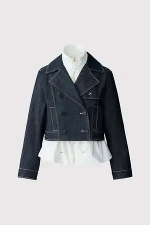 Mackage Aline-dnm 3-in-1 Convertible Jacket - Denim