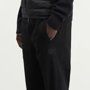 Moncler Cotton Fleece Sweatpants - Black