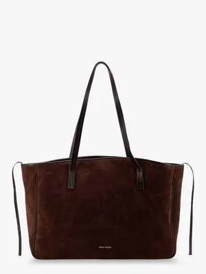 Manu Atelier Xl Du Jour Suede Shoulder Bag