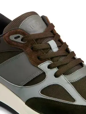 TOD'S Panelled Sneakers - Brown