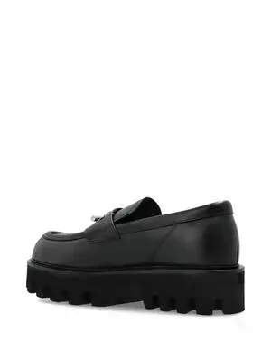 Alexander McQueen Leather Platform Loafers