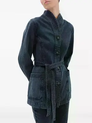 Remain Birger Christensen Belted Denim Jacket