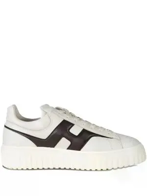 Hogan H-stripe Leather Sneakers