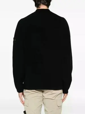 Stone Island Side-zip Logo-patch Jumper